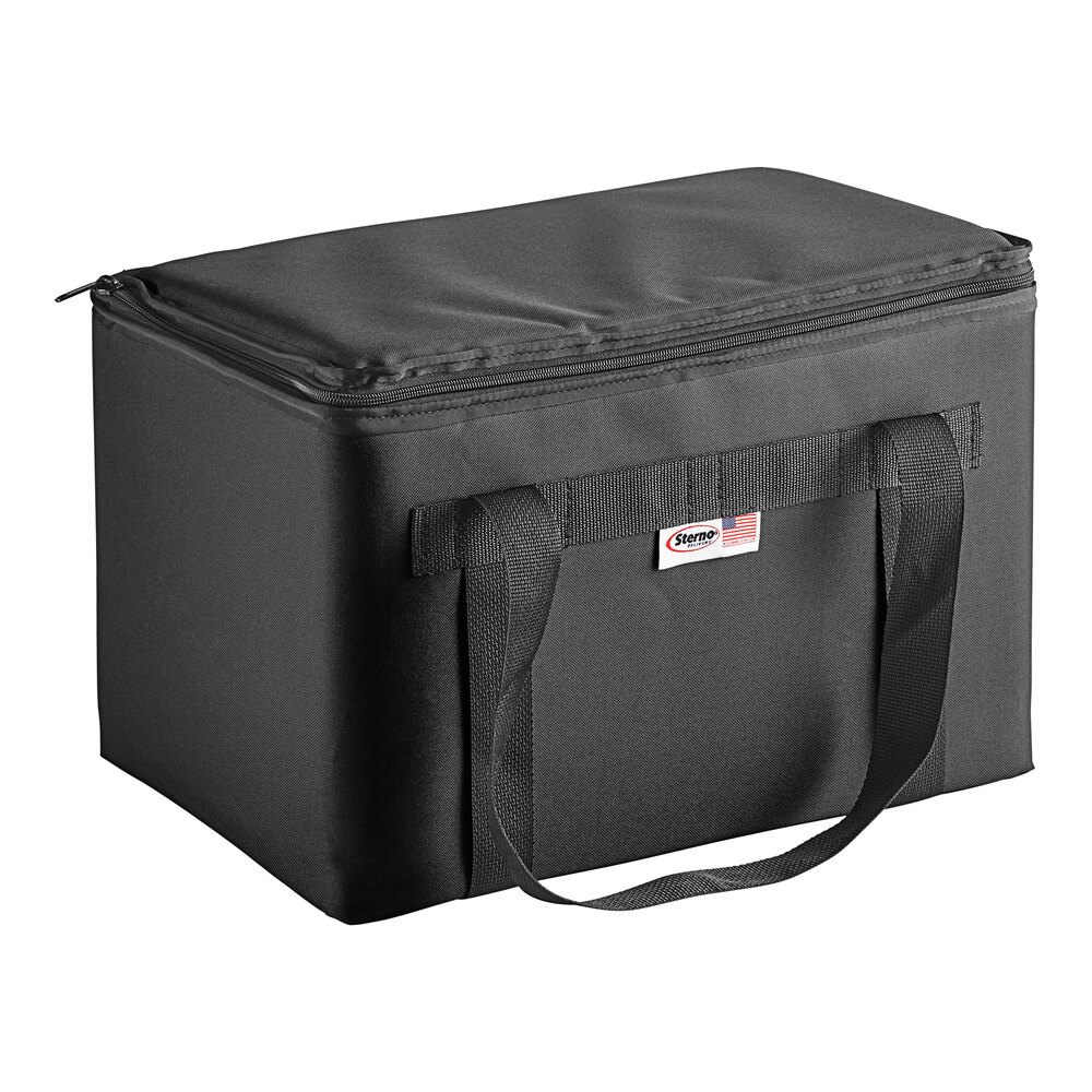 Sterno Customizable 18" x 11 1/2" x 11 1/2" Extra-Large Black Nylon ...