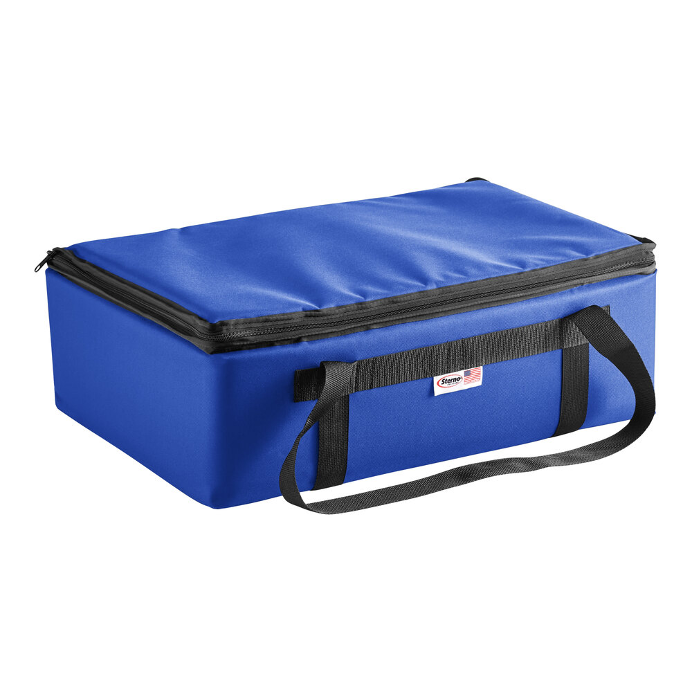 Sterno Customizable 24" x 16" x 8" Medium Royal Blue Nylon Insulated ...
