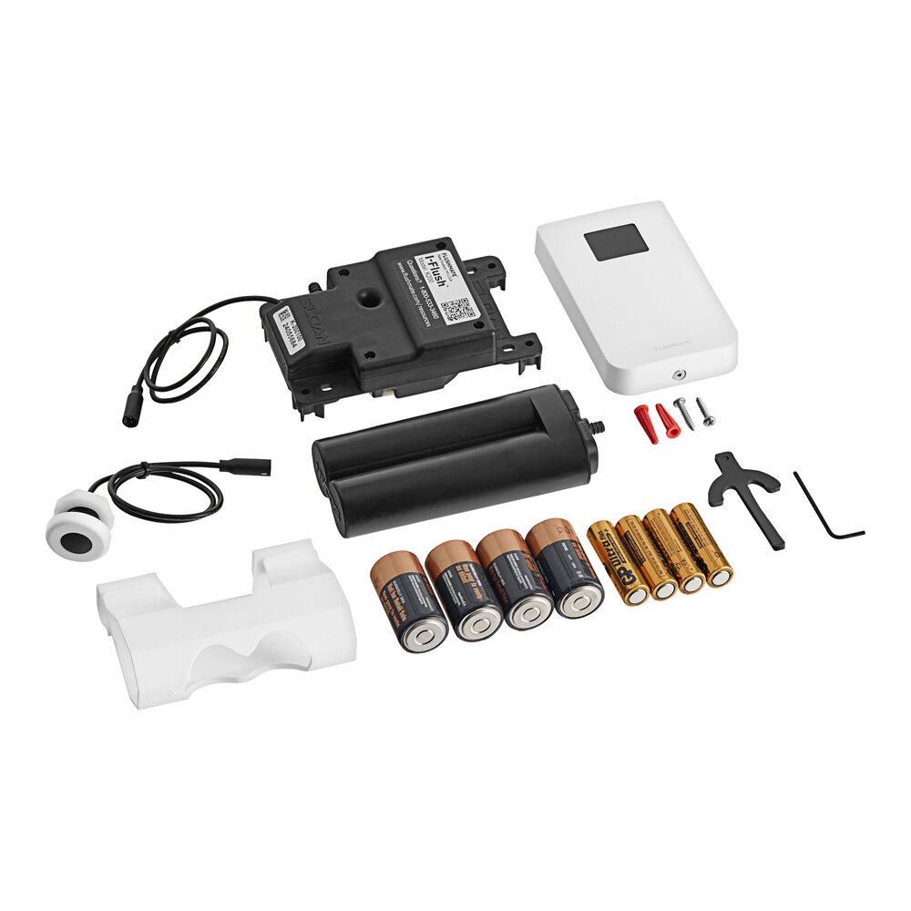 Flushmate K-200100 I-Flush On-Wall Sensor System with White Trim for ...