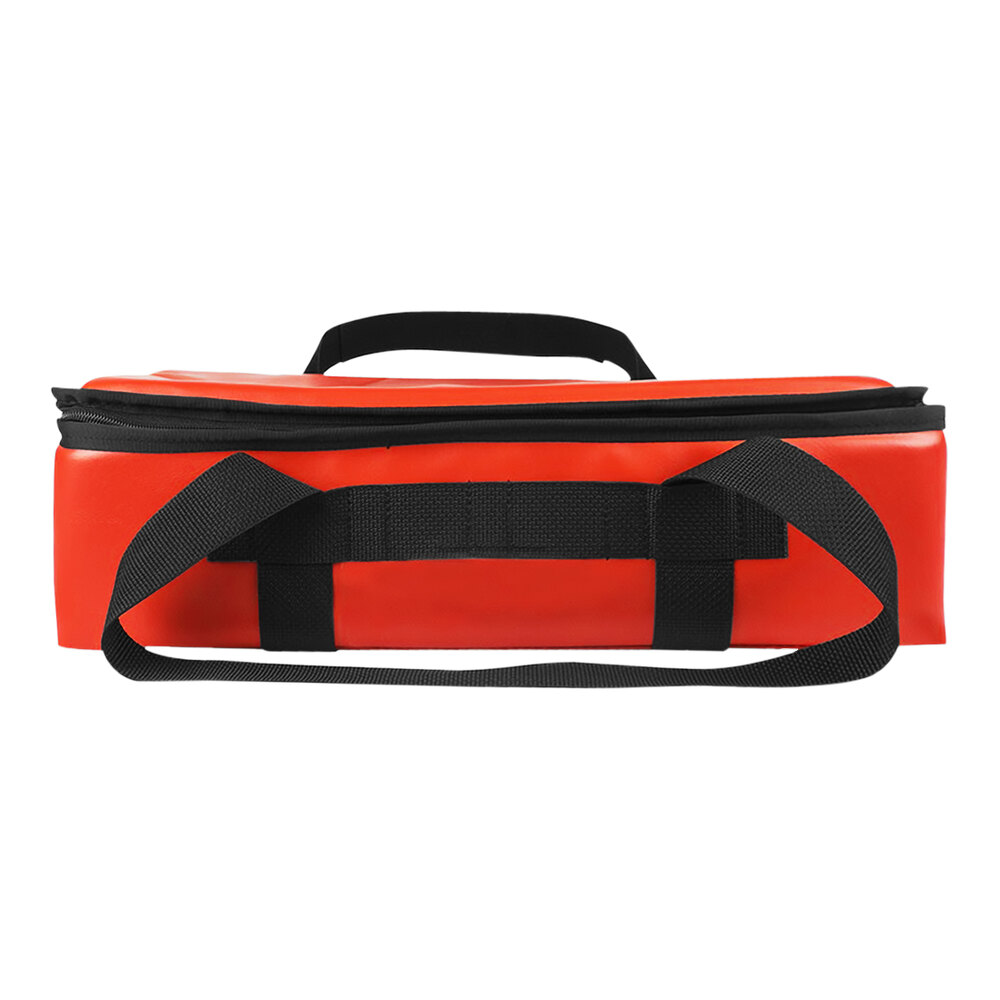 Sterno Customizable 18 1/2" x 12" x 5" Small Red Vinyl Insulated ...