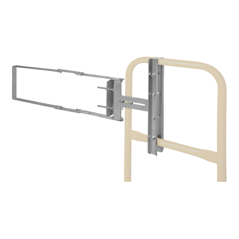 Vestil 24"-40" Gray Galvanized Steel Self-Closing Gate SPG-40-G