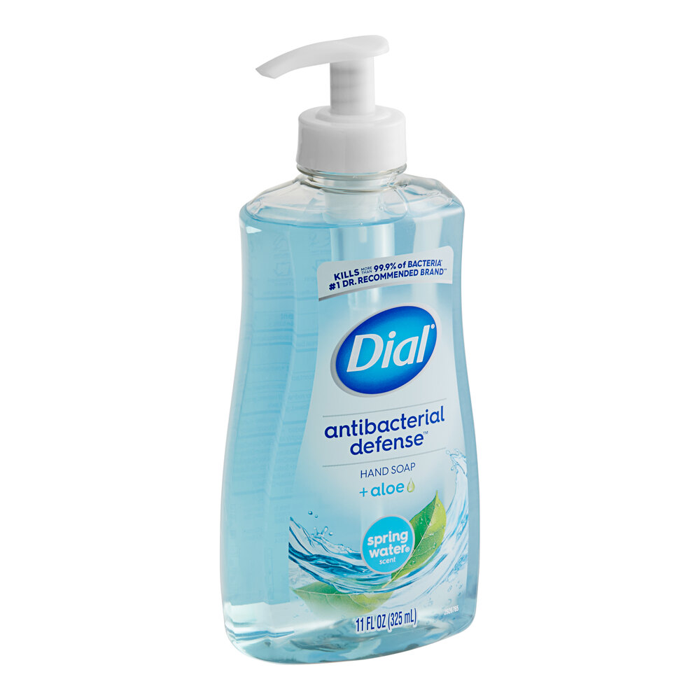 Dial Antibacterial Defense DIA20952 11 fl. oz. Spring Water Liquid Hand ...