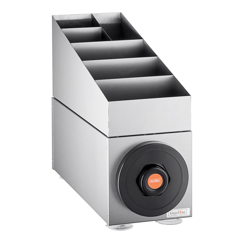 KleanTake by ServSense Stainless Steel Countertop 8-44 oz. Cup ...