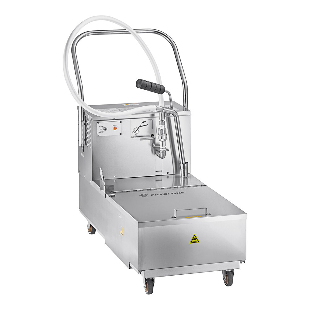 Fryclone 115 lb. Low-Profile Portable Fryer Oil Filter Machine with 2 ...