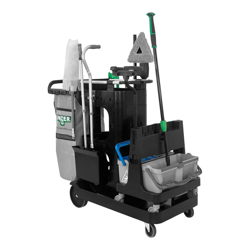 Unger DeepCleanRx Deep Cleaning Janitorial Cart System CRTDC
