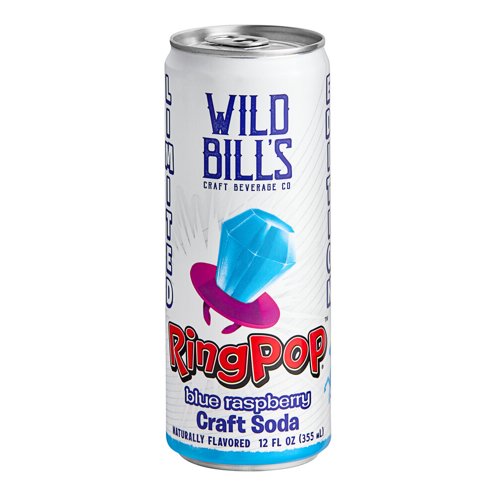 Wild Bill's Craft Beverage Co. Ring Pop Blue Raspberry Soda 12 fl. oz ...