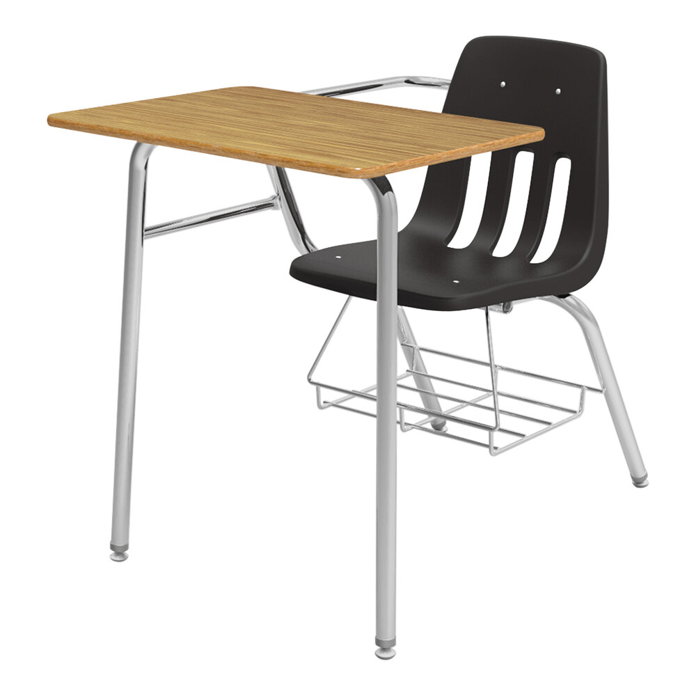 Virco 9000 Series 9400BR 24" x 36 1/2" x 30 3/4" Set of 2 Student Desks ...