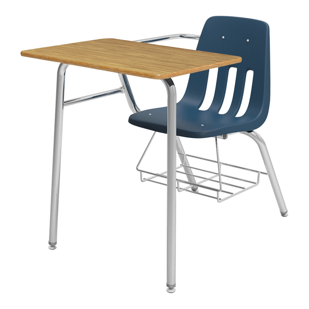 Virco 9000 Series 9400BR 24" x 36 1/2" x 30 3/4" Set of 2 Student Desks ...