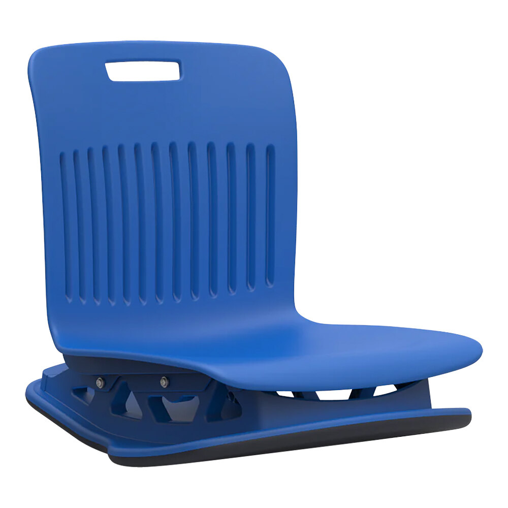 Virco Analogy Series ANFLROCK18 16" x 22" x 19" Cobalt Blue Floor-Style ...