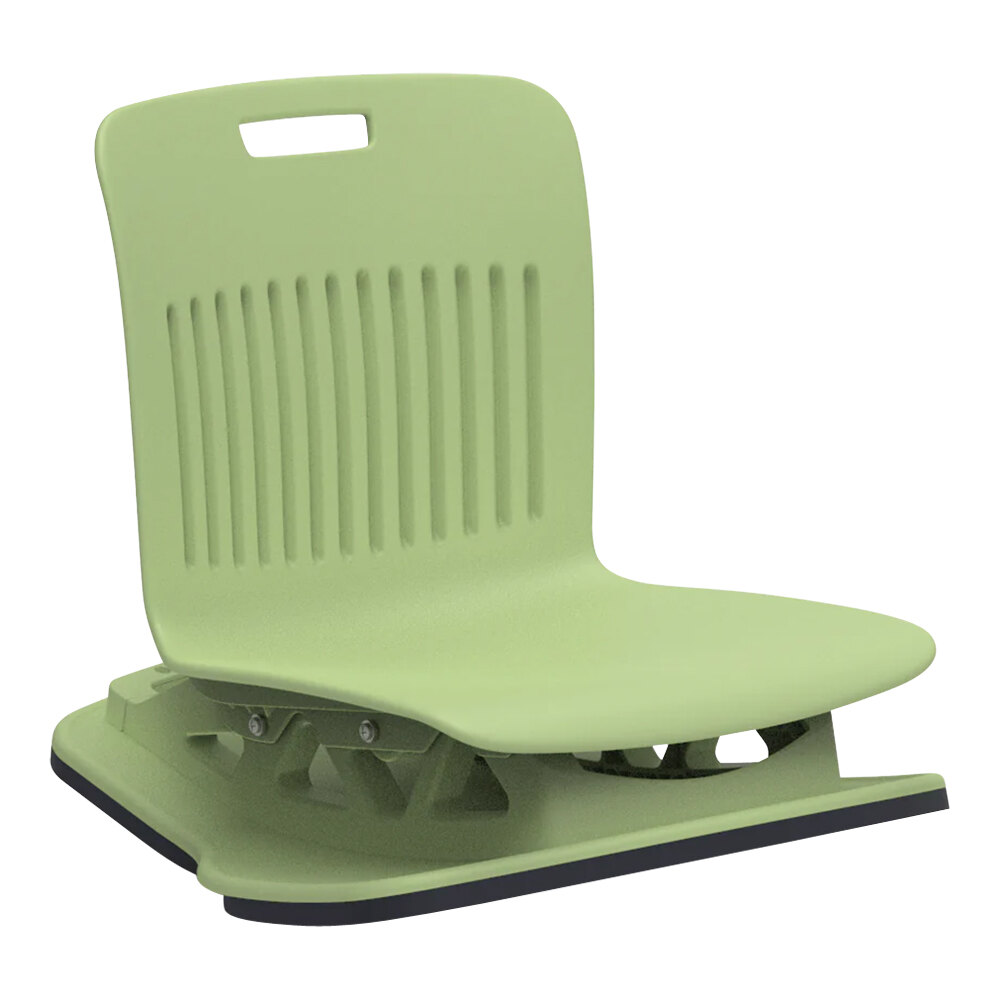 Virco Analogy Series ANFLROCK15 16" x 21" x 17 1/2" Green Apple Floor ...