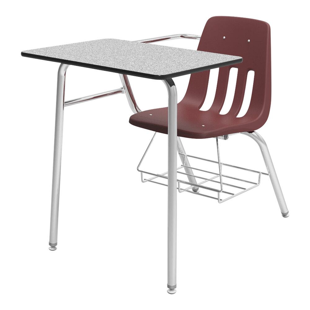 Virco 9000 Series 9400BR 24" x 36 1/2" x 30 3/4" Set of 4 Student Desks ...