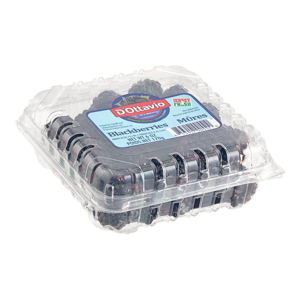 Fresh Blackberry Half Pint - 12/Case