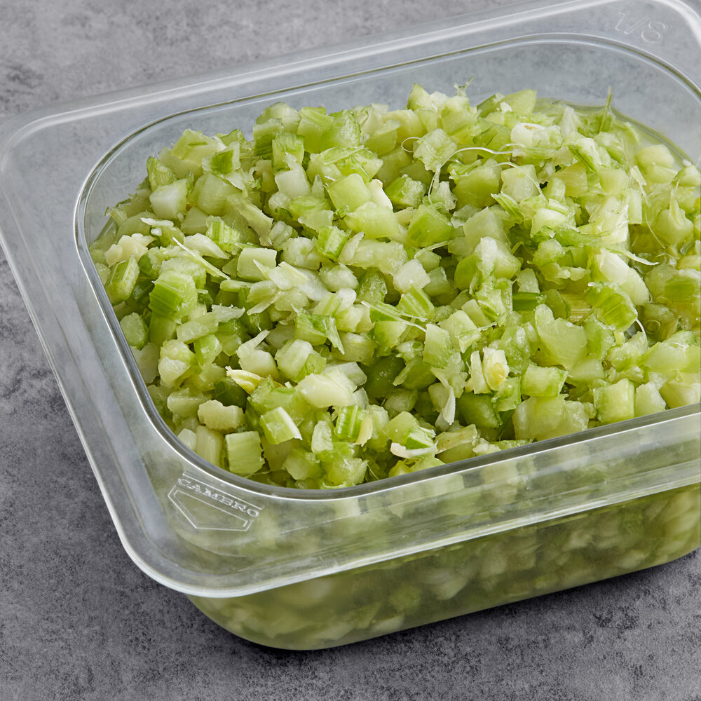 Fresh 1/4" Diced Celery 5 lb. - 4/Case