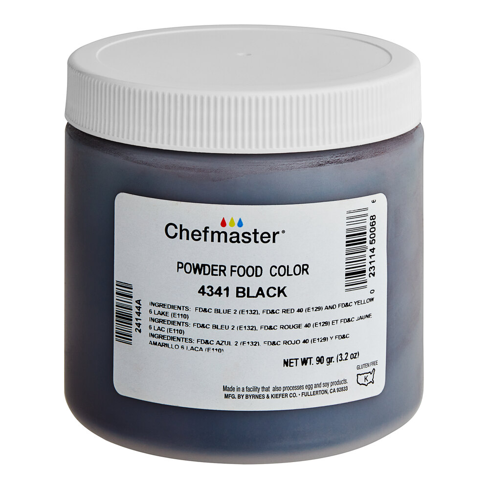 Chefmaster Black Dry Powder Food Color 90 Gram