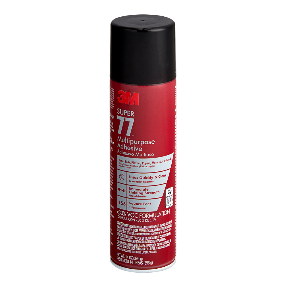 3M Super 77 14 oz. Low-VOC Multipurpose Spray Adhesive