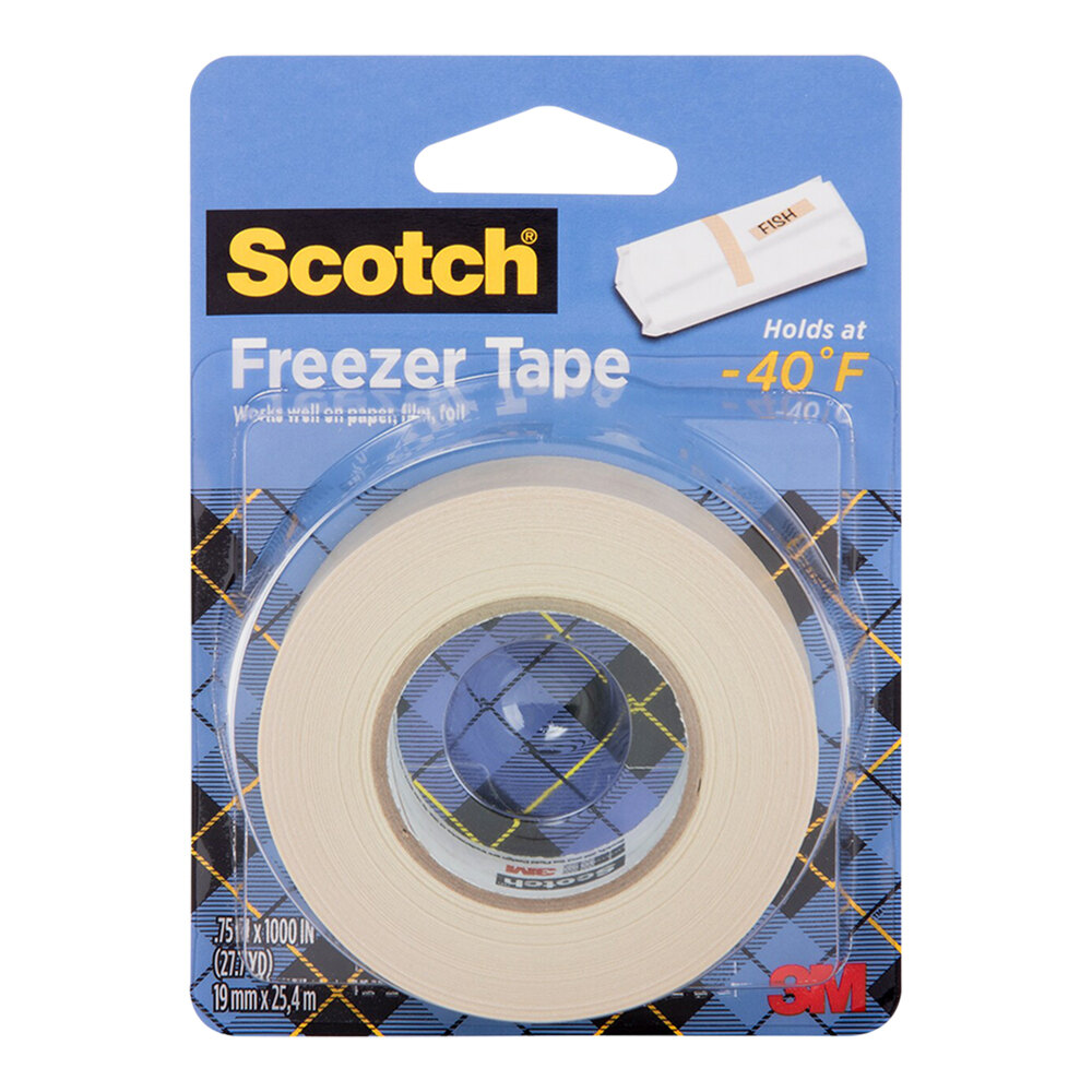 3M Scotch™ 0.75" x 1000" Write-On Freezer Tape 70005279966