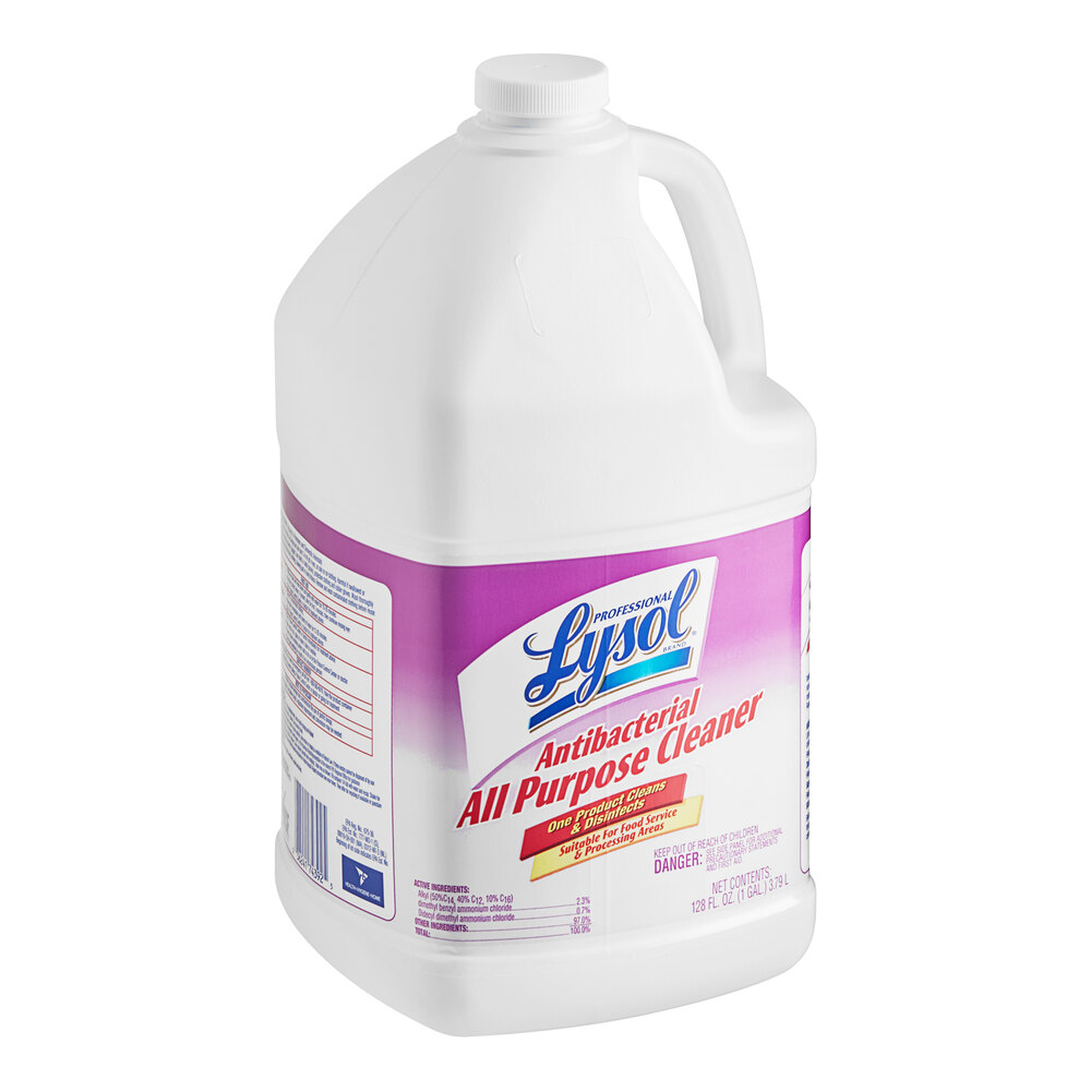 Lysol RAC74392 1 Gallon Antibacterial Concentrated All-Purpose Cleaner