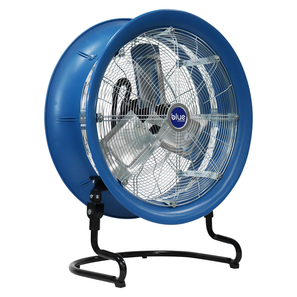 Patterson Blue 21" 3-Speed 3-Position Tilt Portable High-Velocity Floor ...