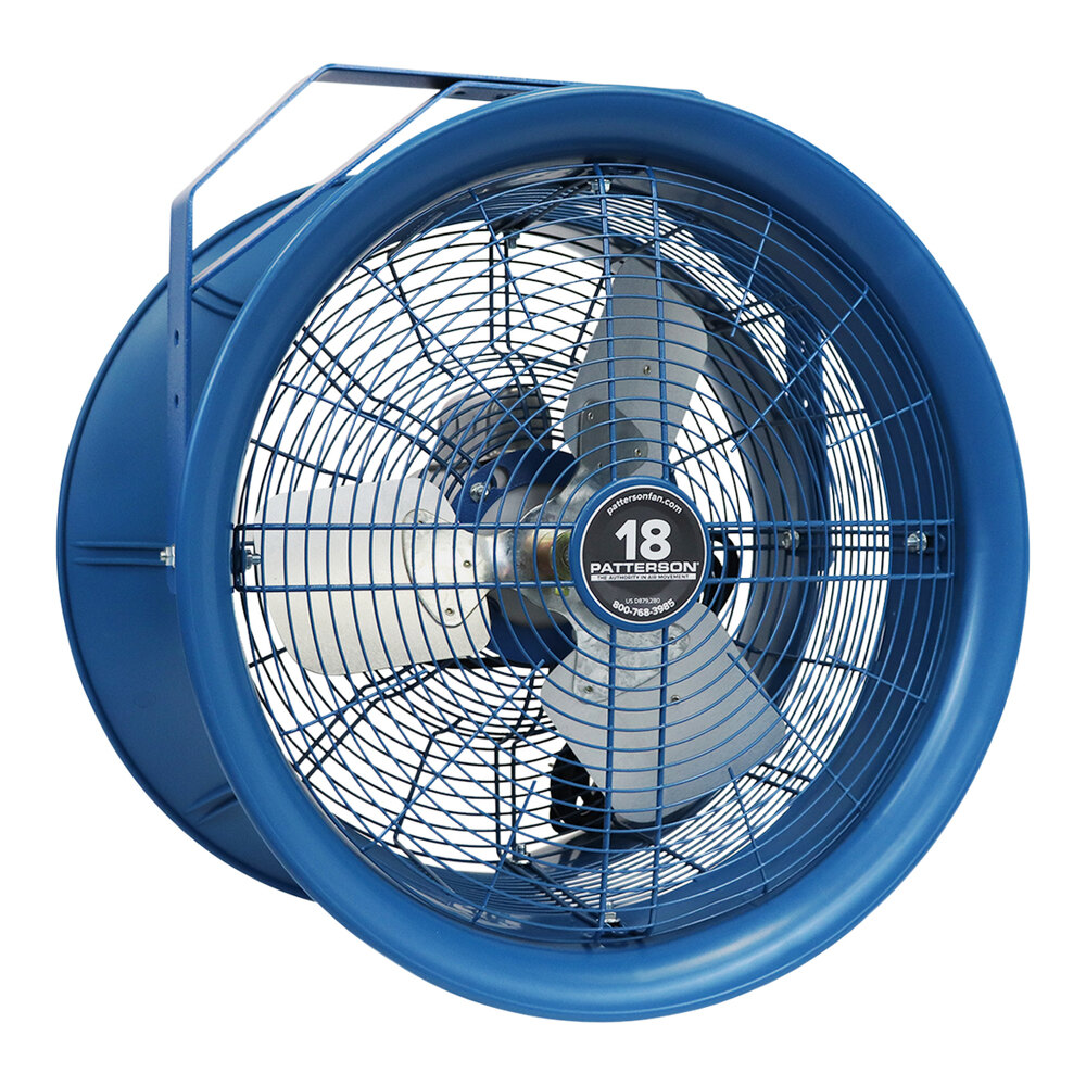 Patterson 18" High-Velocity Industrial Fan with Yoke Mount H18A - 115 ...