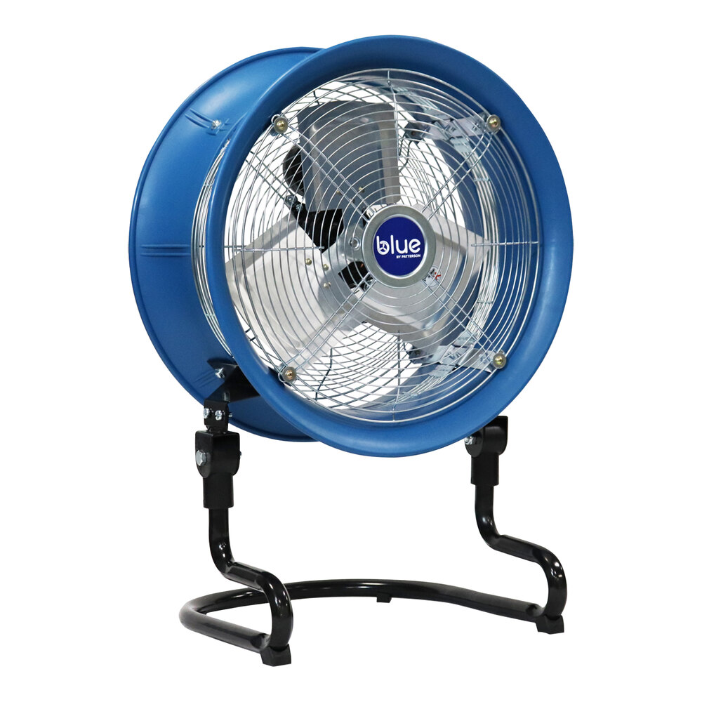 Patterson Blue 14" 3-Speed 3-Position Tilt Portable High-Velocity Floor ...