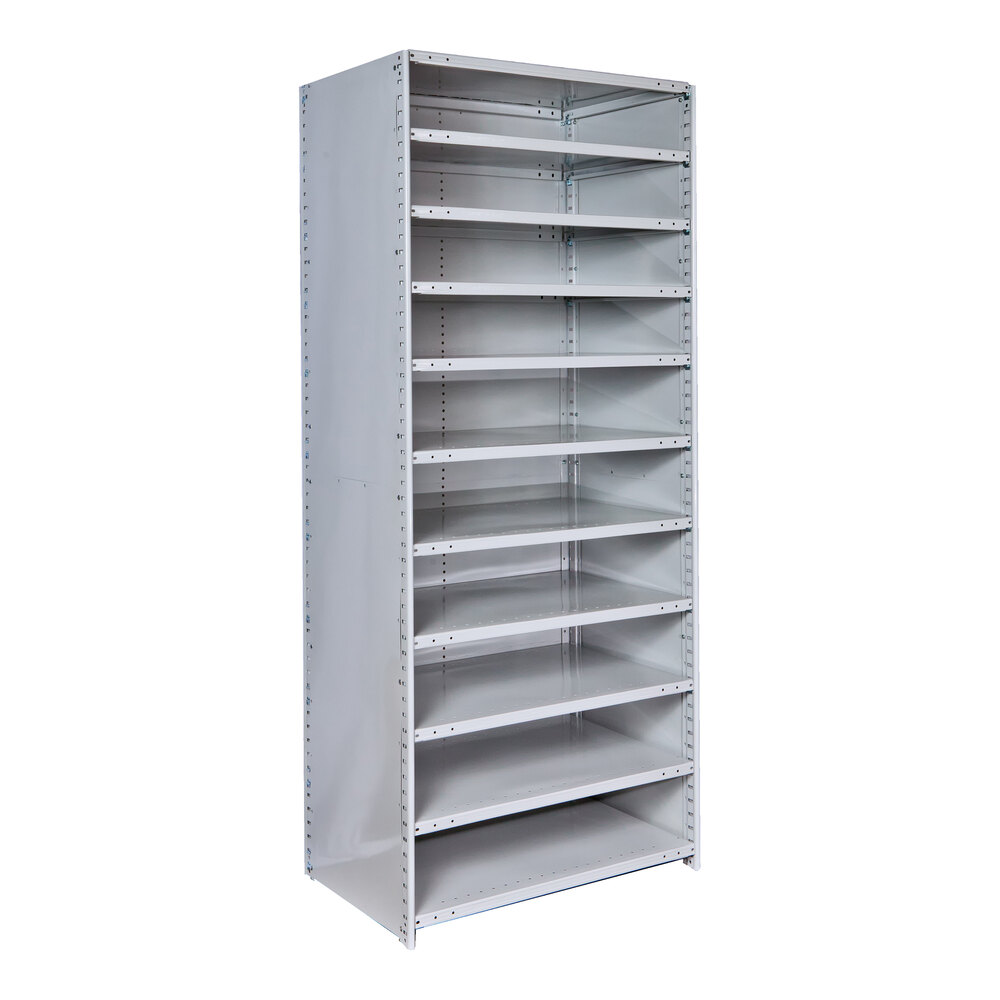 Hallowell MedSafe Hi-Tech 48" x 12" x 87" Antimicrobial Steel Closed 11 ...