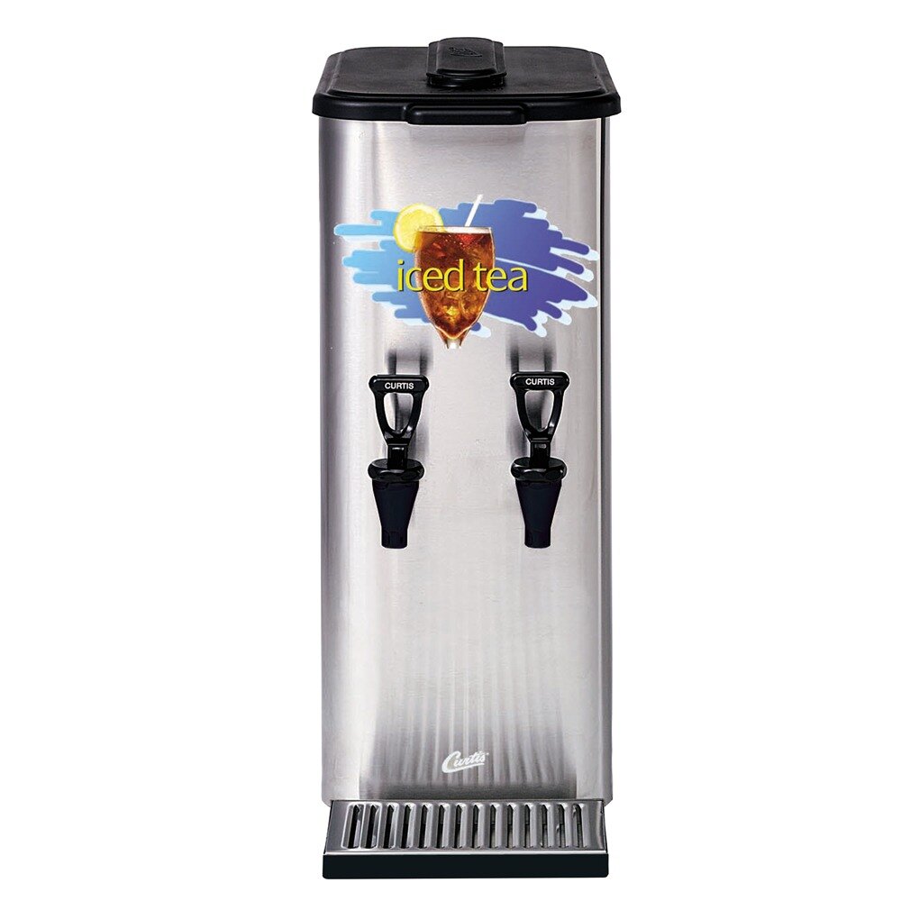 Curtis TCC2N 3 Gallon Dual Faucet Narrow Tea Concentrate Dispenser with ...