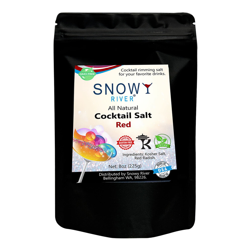 Snowy River Red Cocktail Rimming Salt 8 oz.