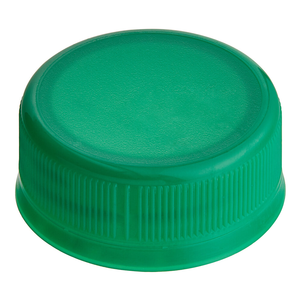 Dark Green Unlined Tamper-Evident Cap for HPP Juice Bottles - 100/Pack