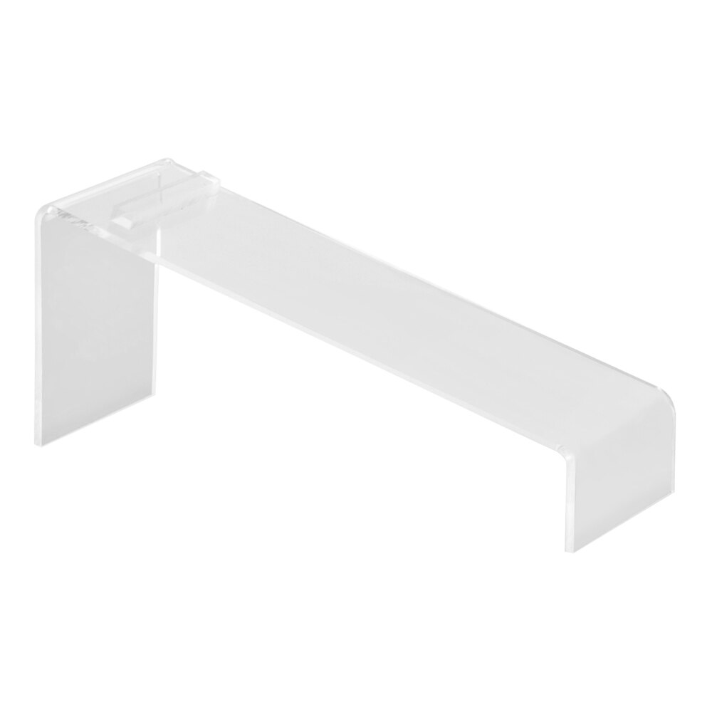 7" x 2 1/2" x 3" Clear Acrylic Shoe Riser