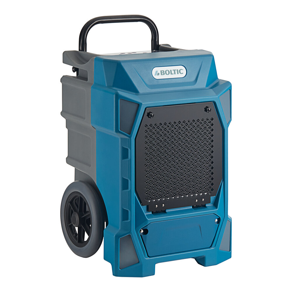 Boltic 160 Pint Commercial Dehumidifier with Drain Hose and Wheels ...