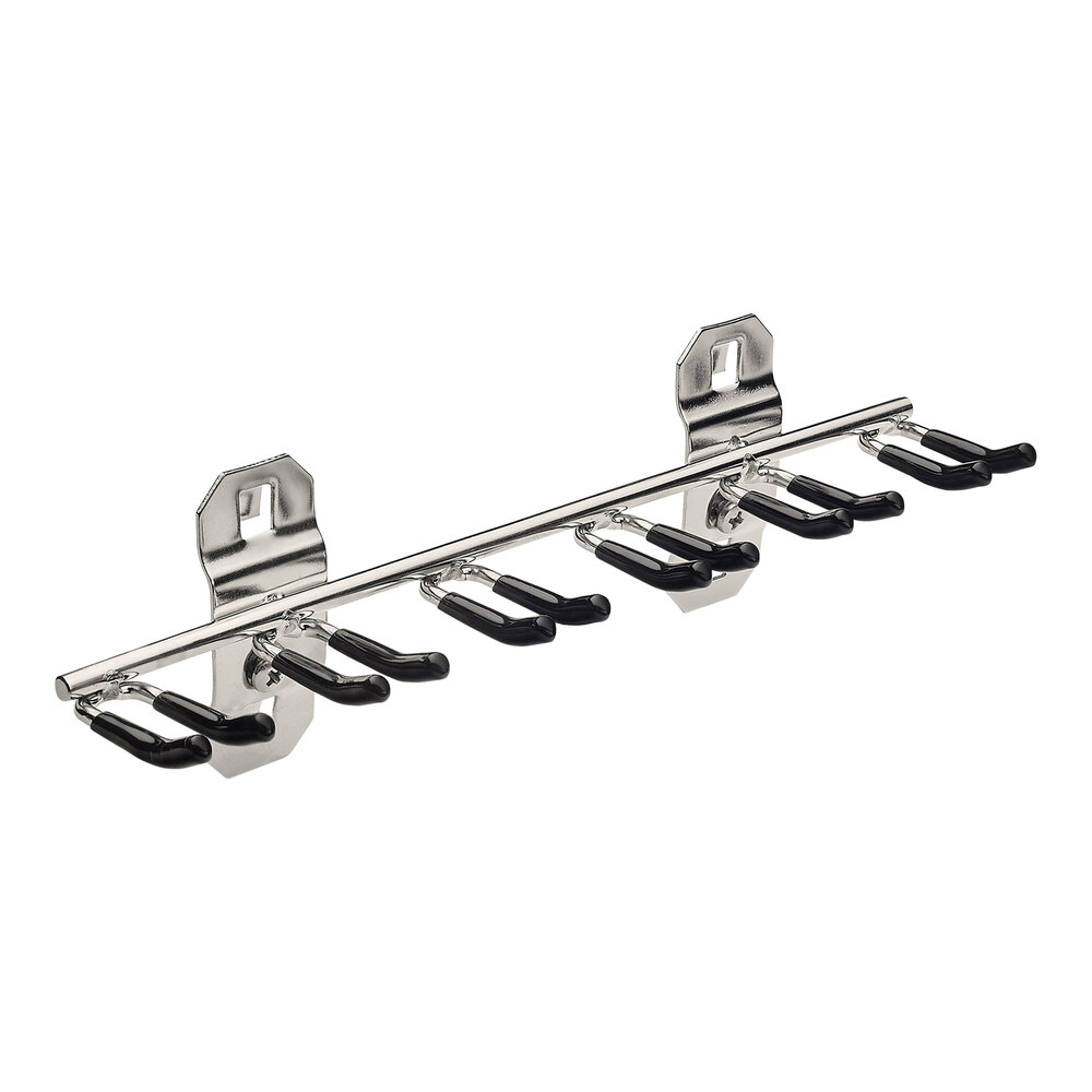 Triton Products LocHook 8 1/8" Vinyl-Dipped Stainless Steel Multi-Prong ...