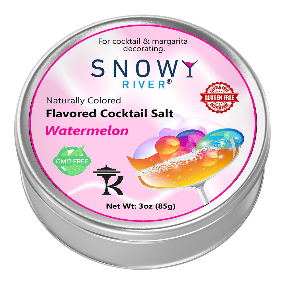 Snowy River Watermelon Cocktail Rimming Salt 3 oz.