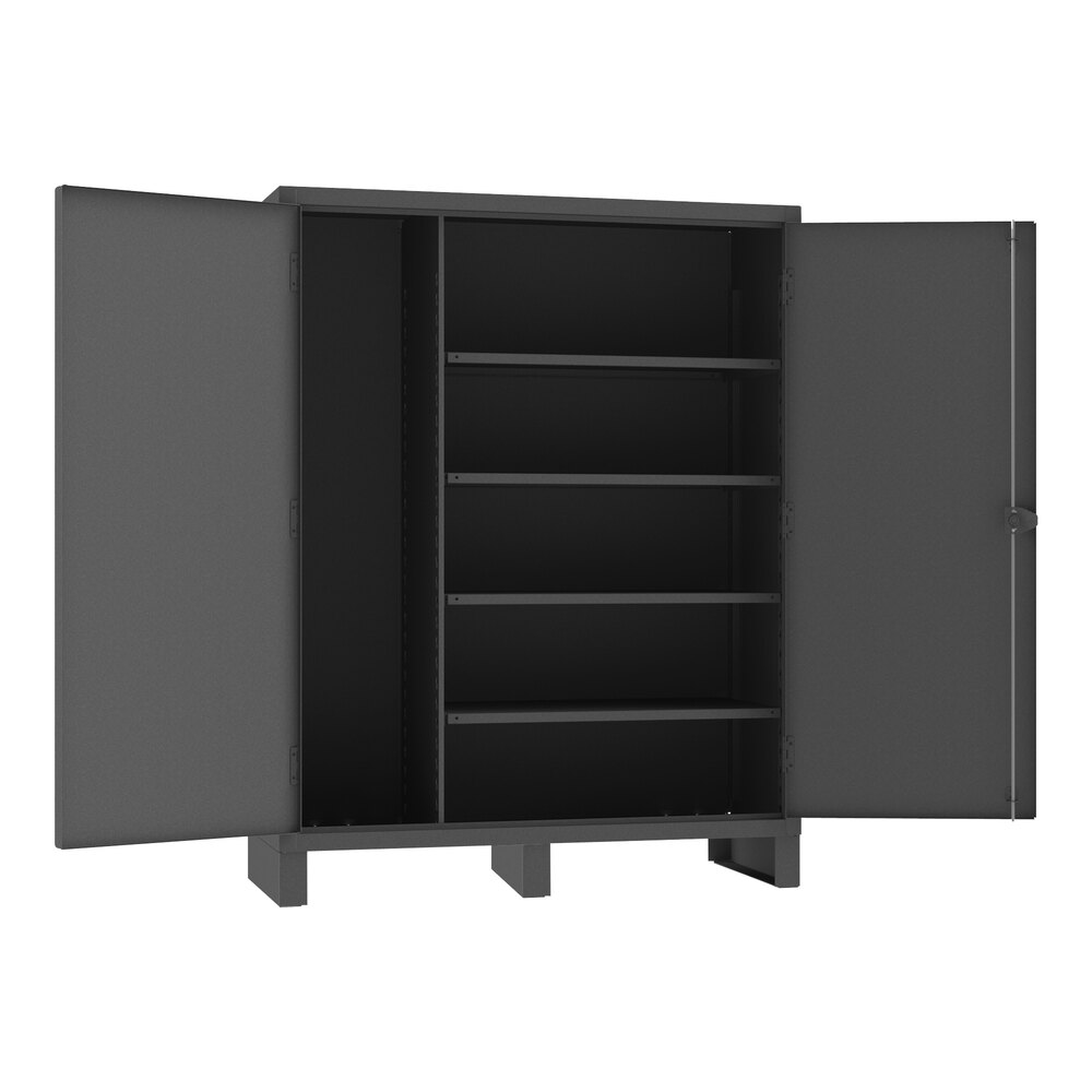 Durham Mfg 60" x 24" x 78" 12 Gauge Steel 4-Shelf Maintenance Cabinet ...