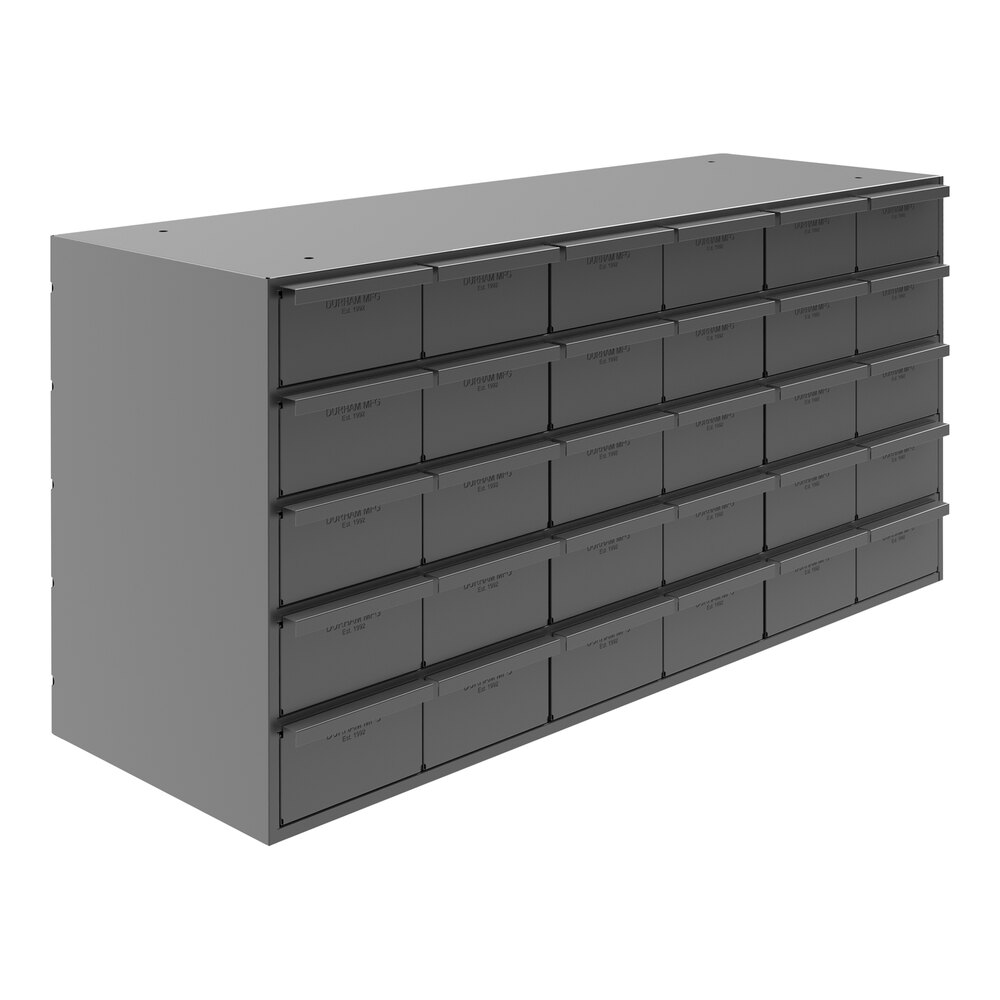 Durham Mfg 33 13/16" x 12 5/16" x 17 13/16" 30-Drawer Steel Storage ...