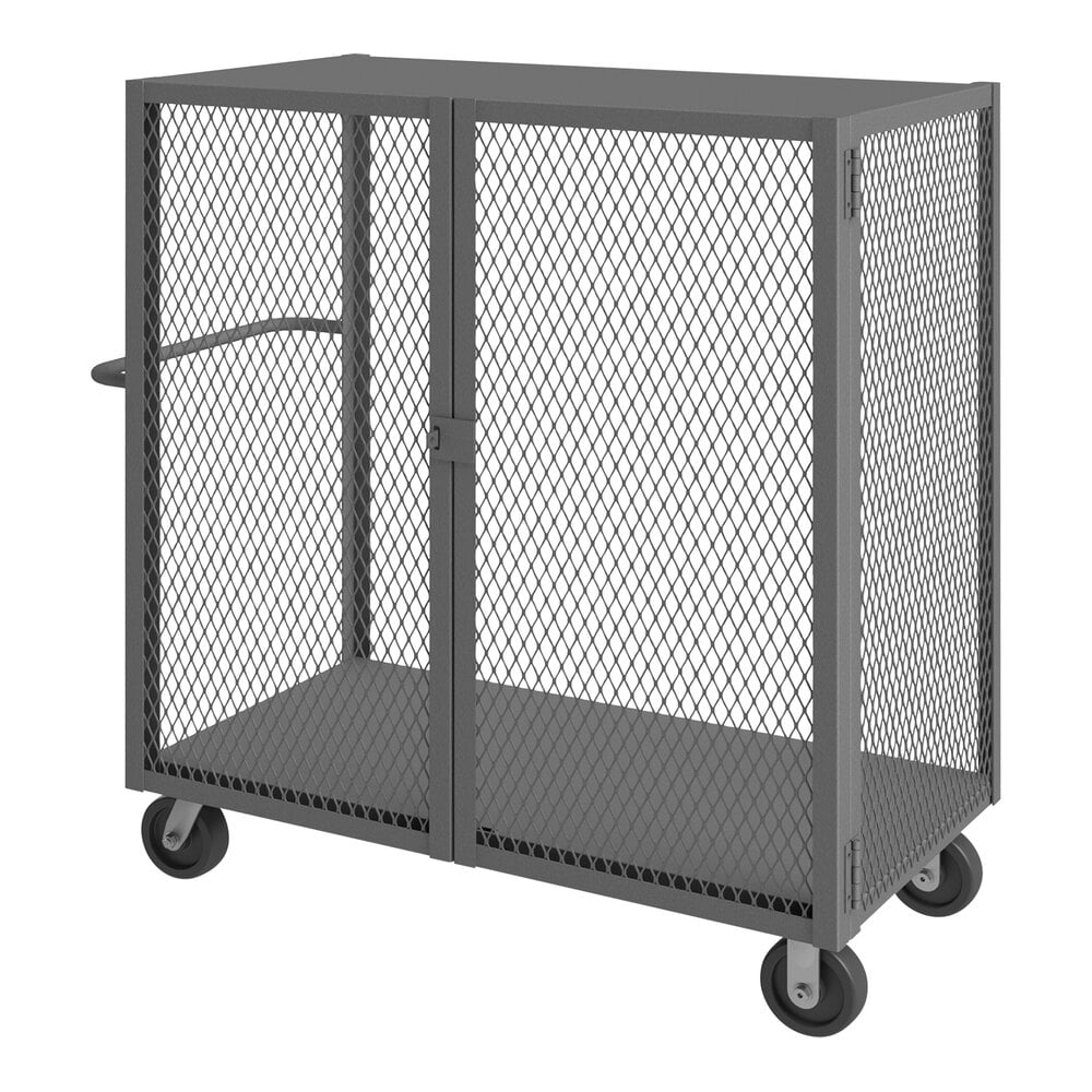 Durham Mfg 24" x 48" 14 Gauge Steel Low-Deck Cage Truck HTL-2448-DD-95