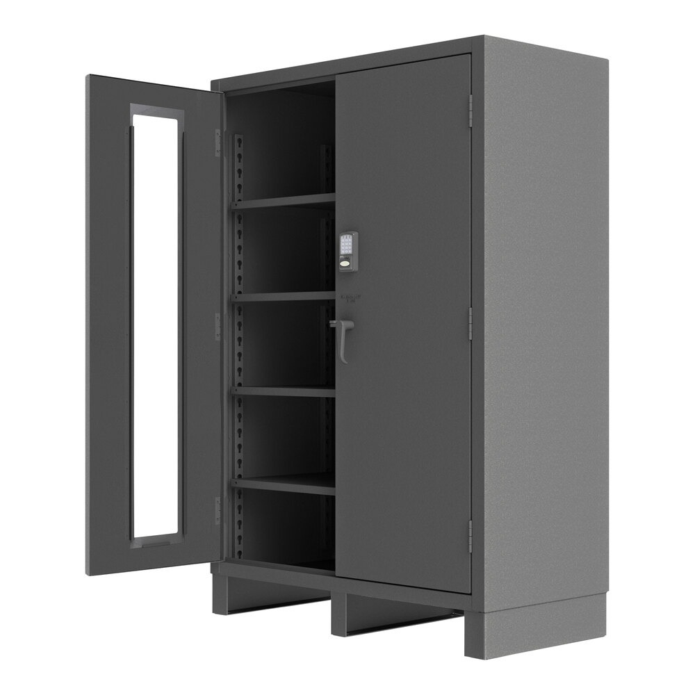 Durham Mfg 60" x 24" x 78" 14 Gauge Steel 4-Shelf Access Control ...