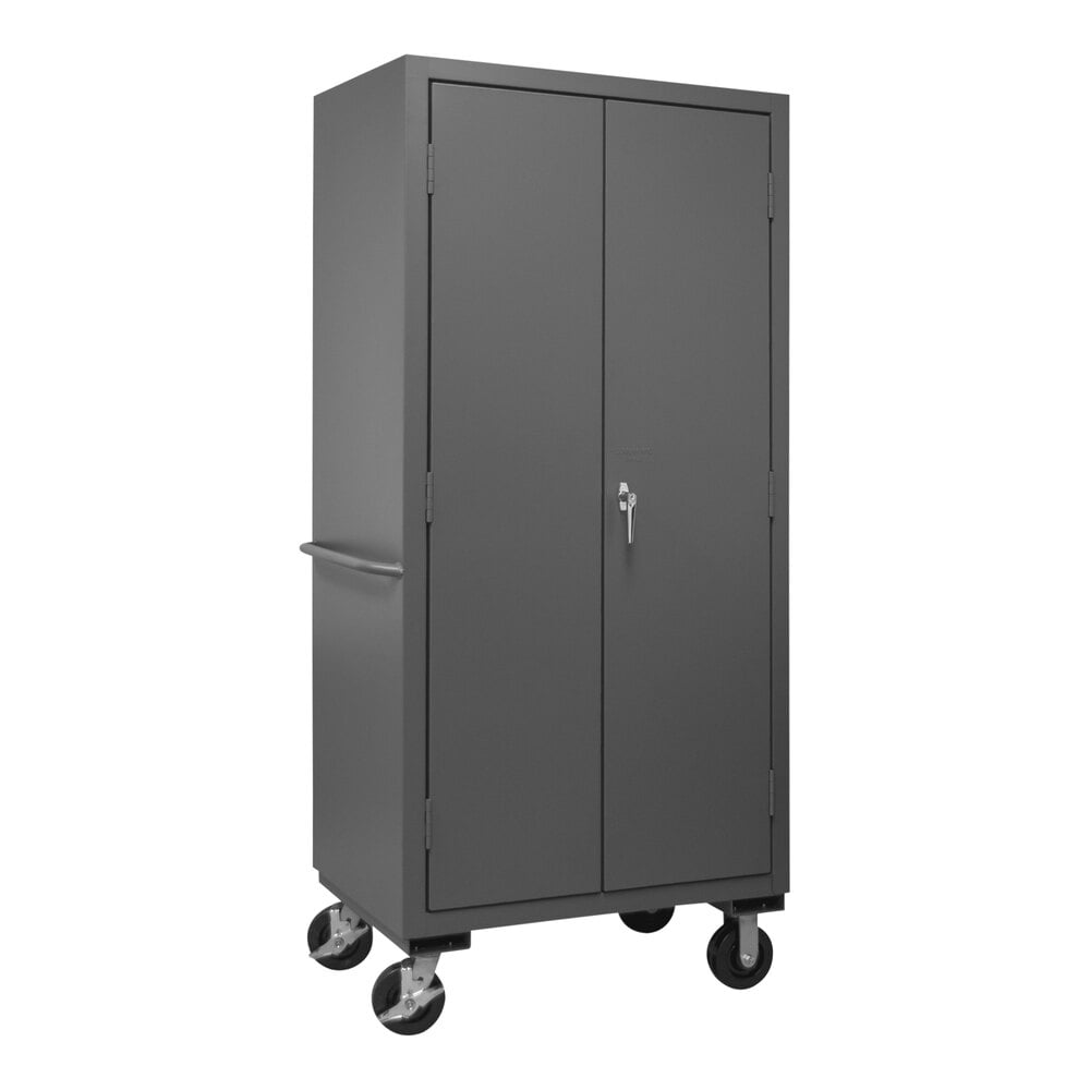 Durham Mfg 36" x 24" x 81" 16 Gauge Steel Mobile 4-Shelf Storage ...