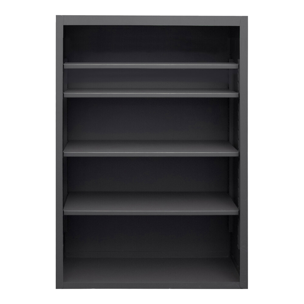 Durham Mfg 48" x 24" x 72" 12 Gauge Steel Adjustable 4-Shelf Enclosed ...