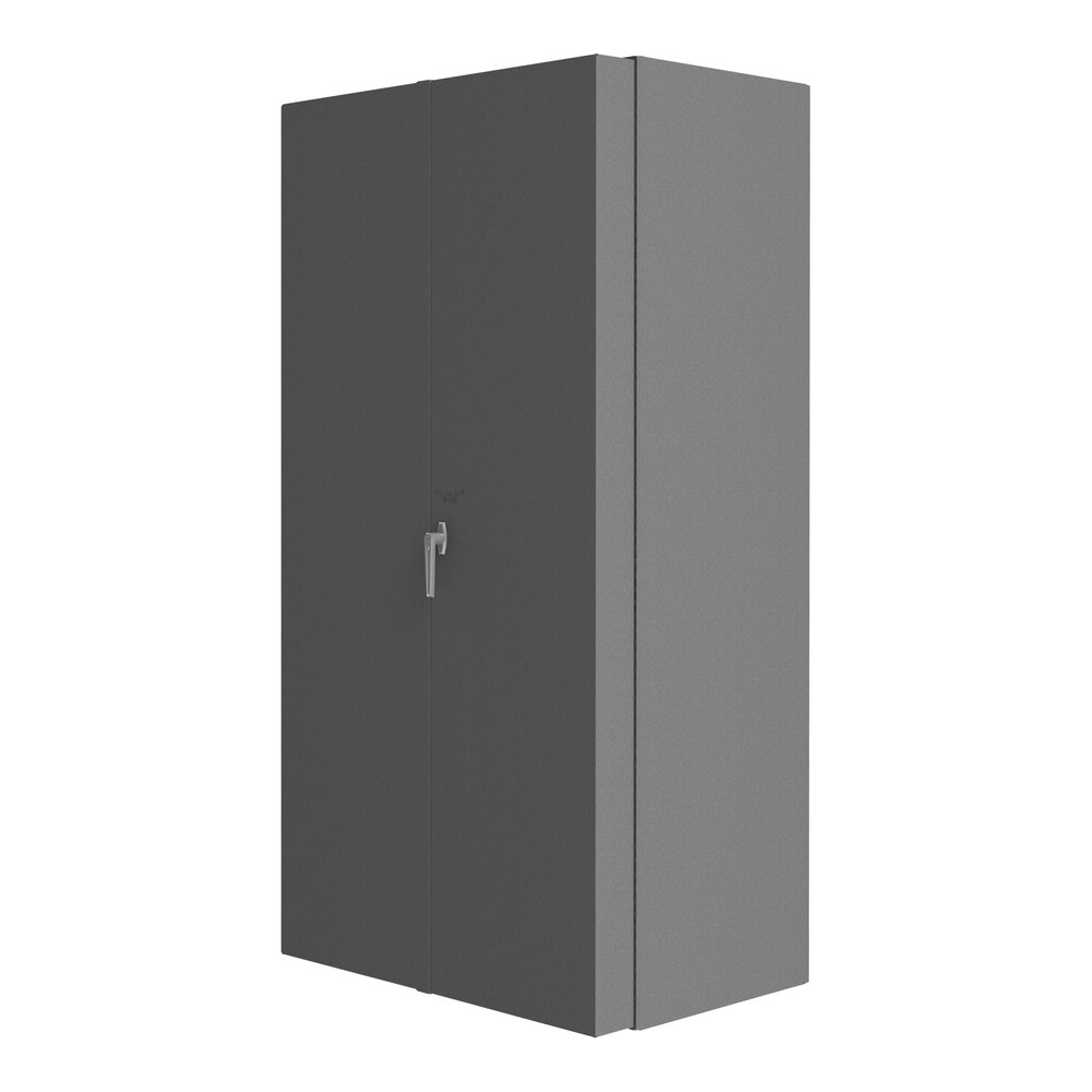 Durham Mfg 48" x 24" x 84" 14 Gauge Steel 4-Shelf Storage Cabinet with ...