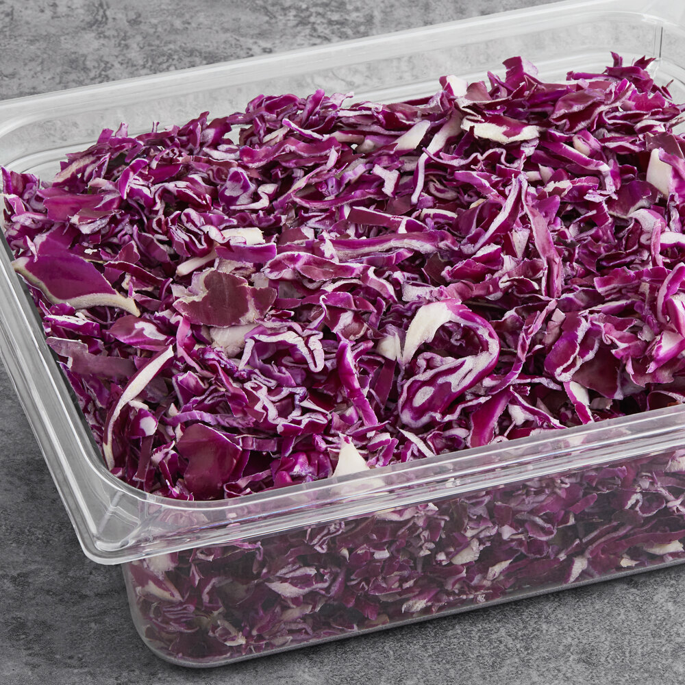 Shredded Red Cabbage 5 lb. - 4/Case