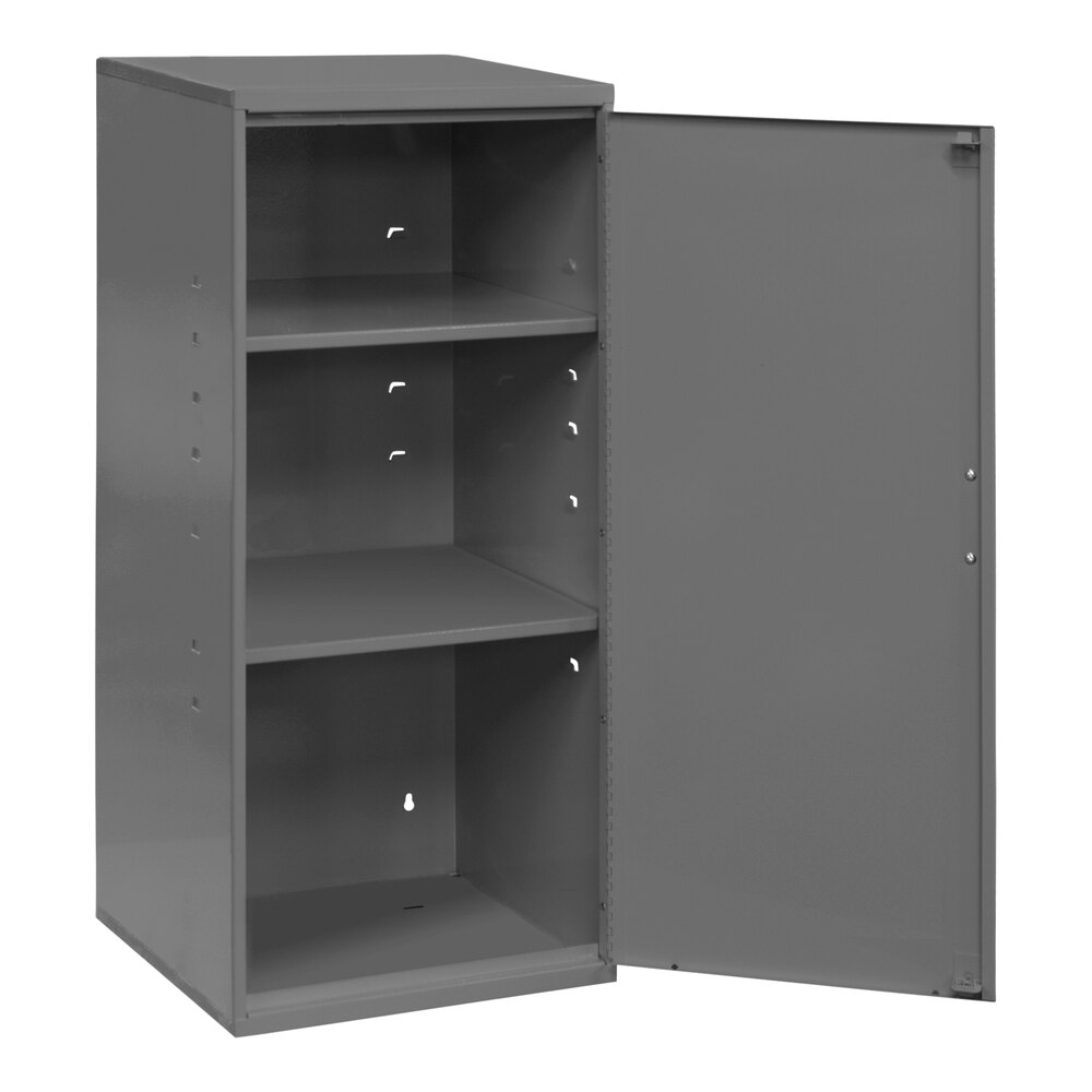 Durham Mfg 13 3/4" x 12 3/4" x 30" 20 Gauge Steel Adjustable 3-Shelf ...