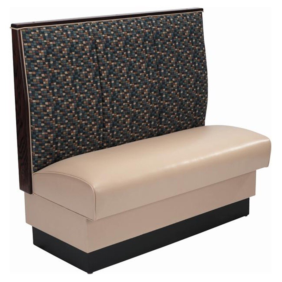 American Tables & Seating 46" Long Single 3 Channel Back Upholstered ...