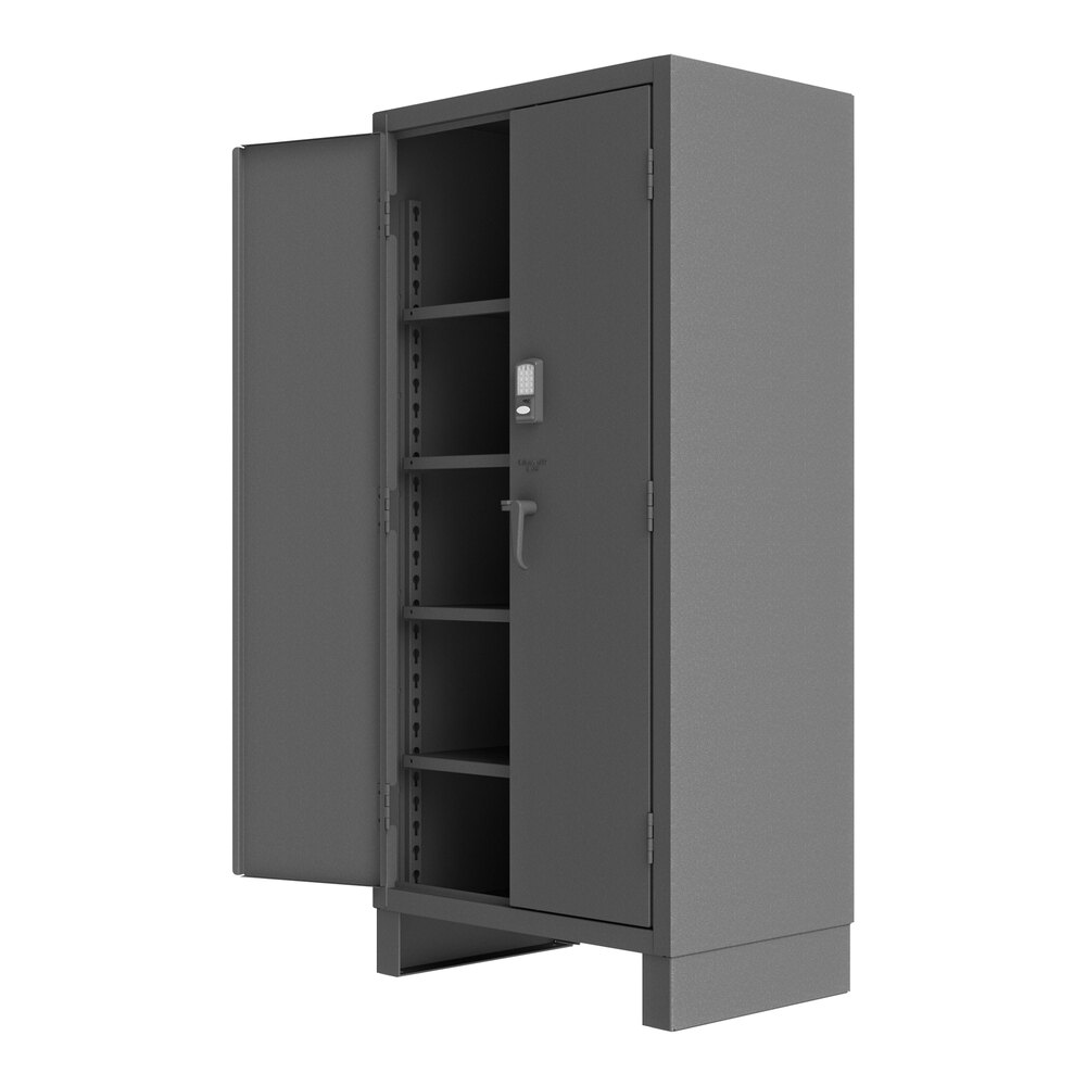 Durham Mfg 36" x 24" x 78" 14 Gauge Steel 4-Shelf Access Control ...