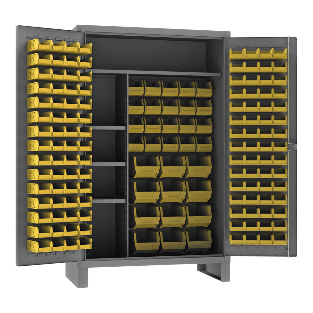 Durham Mfg 48" x 24" x 78" 12 Gauge Steel 4-Shelf Maintenance Cabinet ...