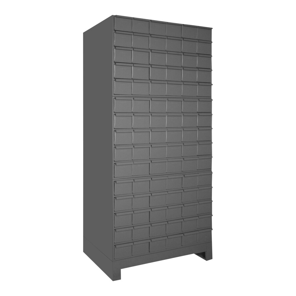 Durham Mfg 34" x 17 3/4" x 68 3/8" 90-Drawer Steel Storage Cabinet with ...