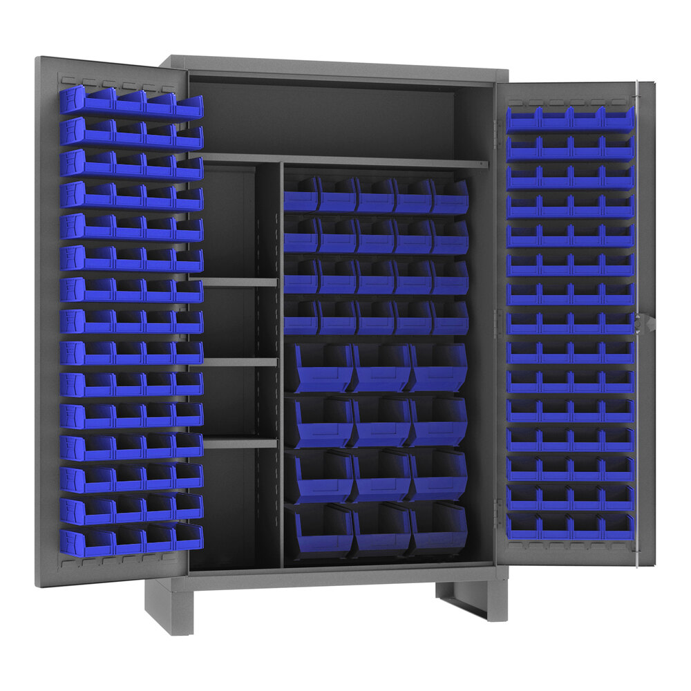 Durham Mfg 48" x 24" x 78" 12 Gauge Steel 4-Shelf Maintenance Cabinet ...