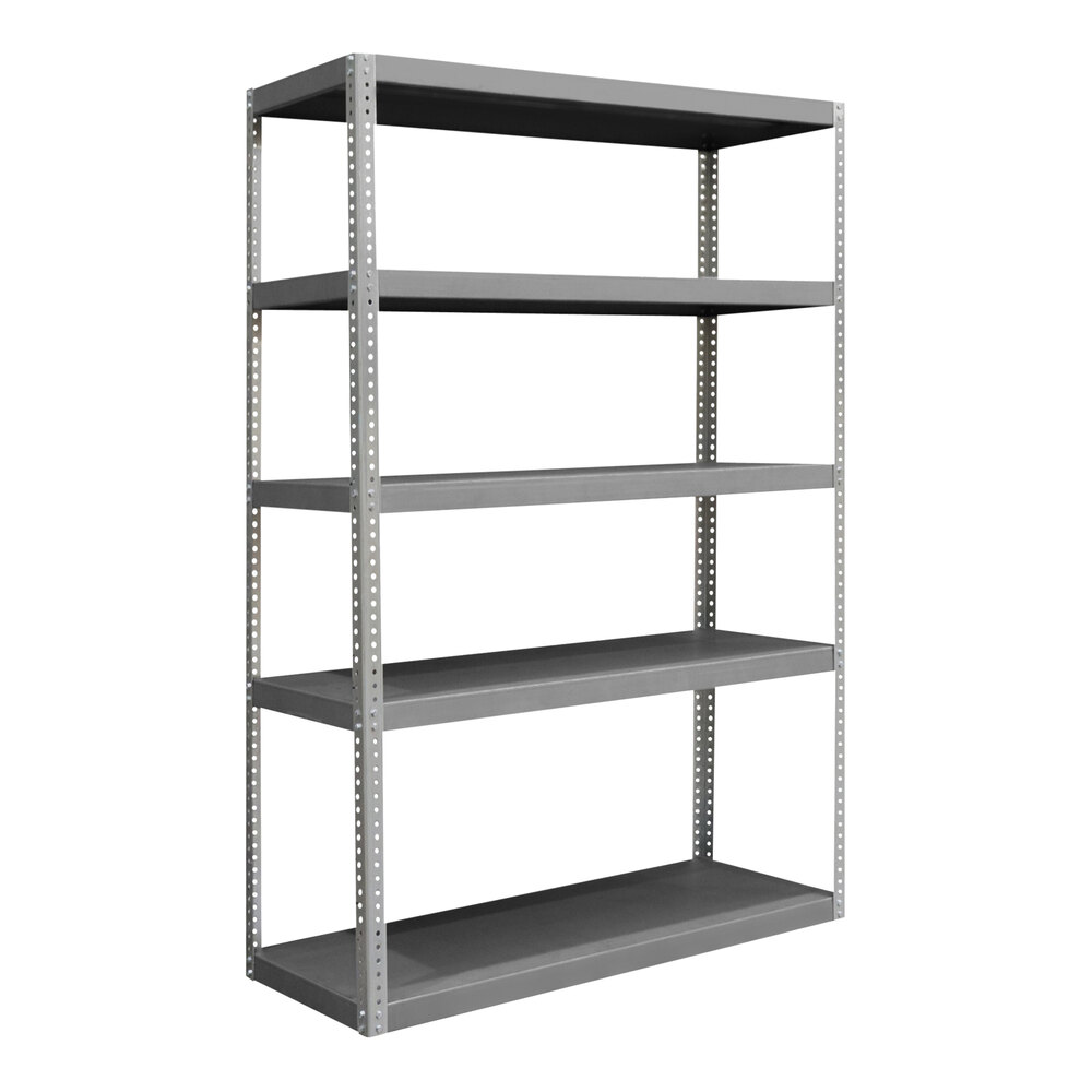 Durham Mfg 48" x 24" x 72" 5-Shelf Heavy-Duty Shelving HDS-244872-95