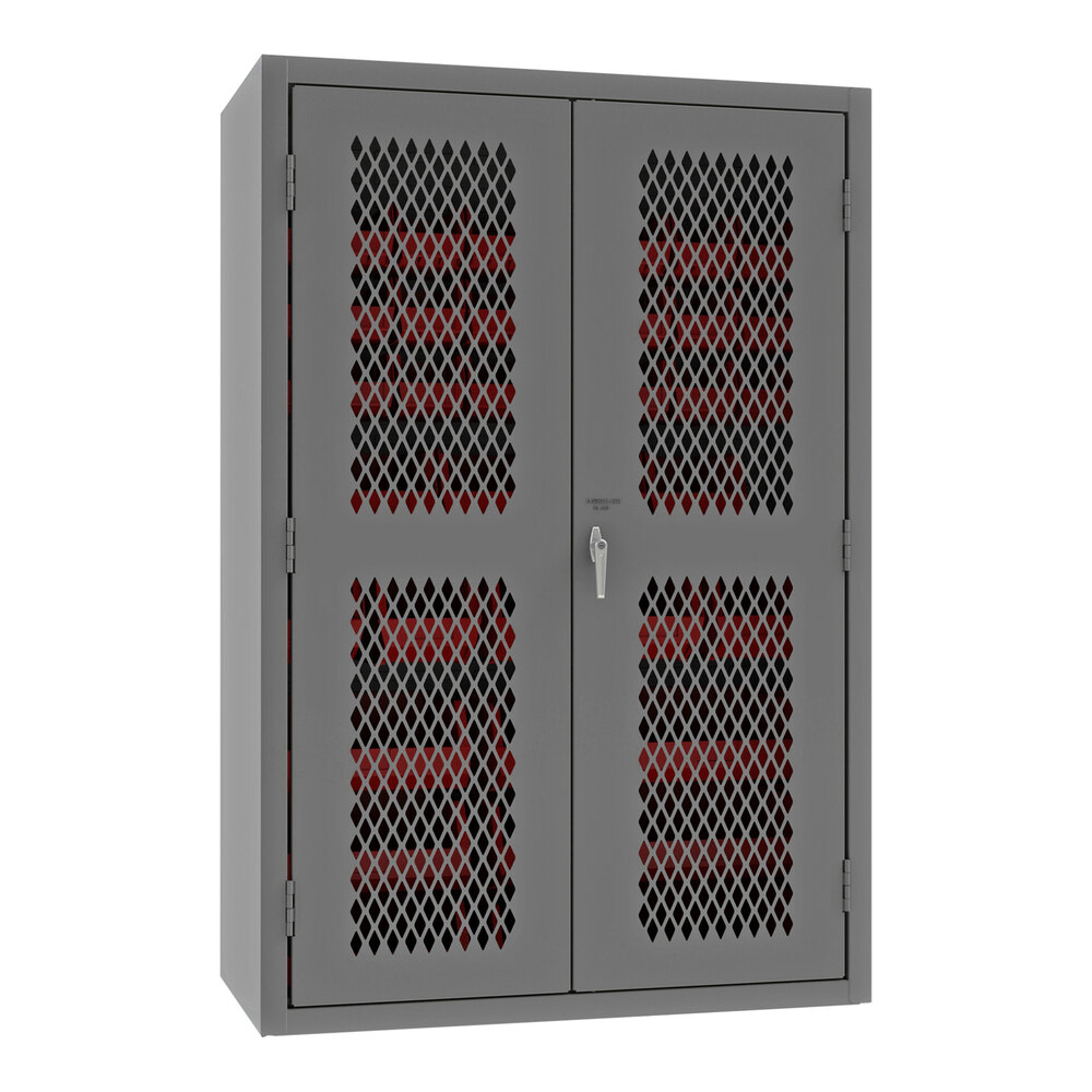 Durham Mfg 14 Gauge 48" x 24" x 72" Storage Cabinet with Ventilated ...