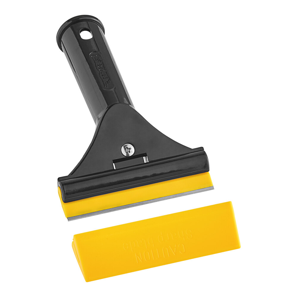 Ettore Scrapemaster 1995 4" Complete Glass Scraper with 1 Blade and 1 ...