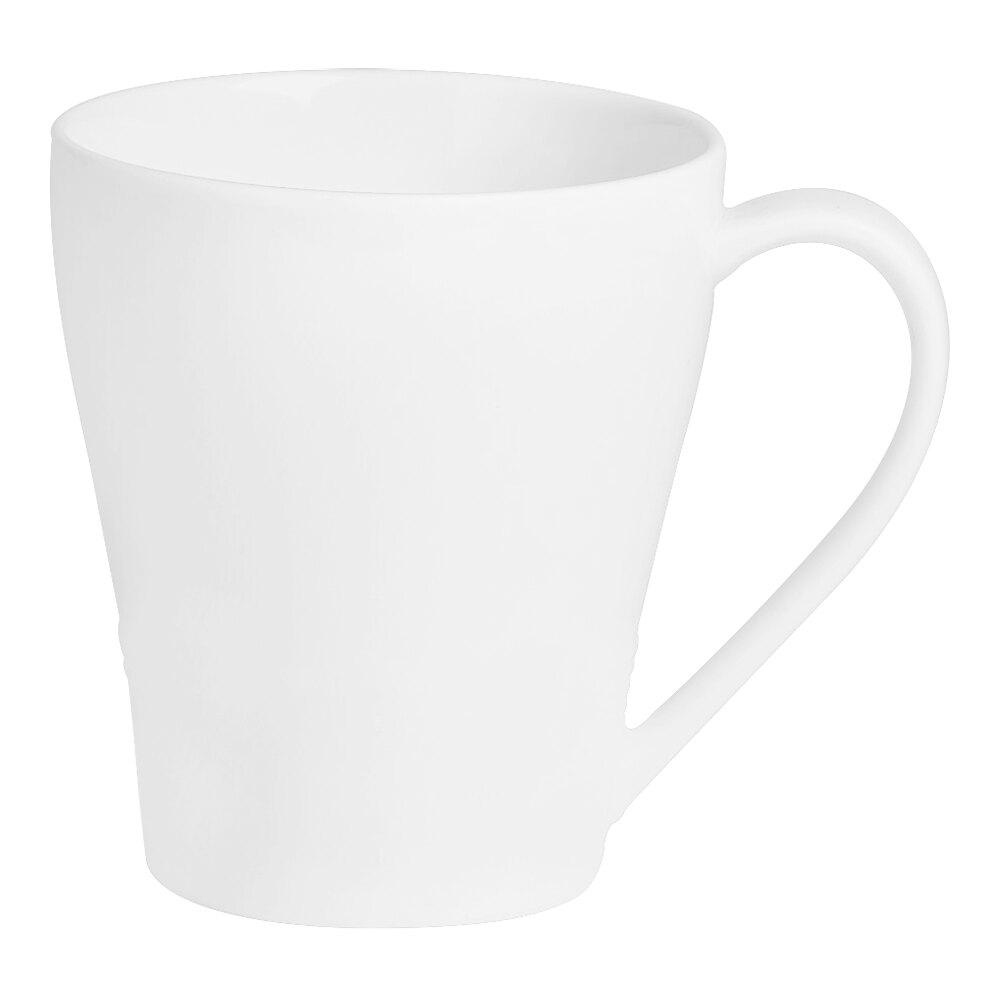 Varick Bistro from Steelite International 9 oz. Bright White Form Mug ...